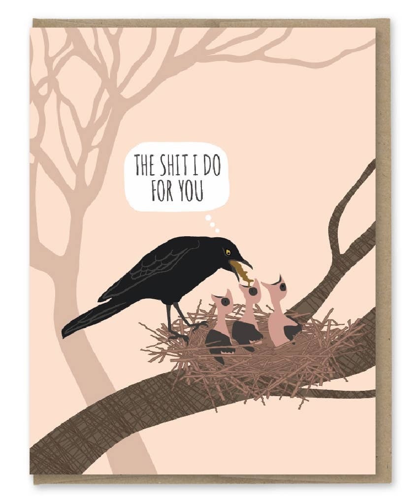 Mom Bird Puke Card - Modern Printed Matter | Whimsy Tea and Gifts